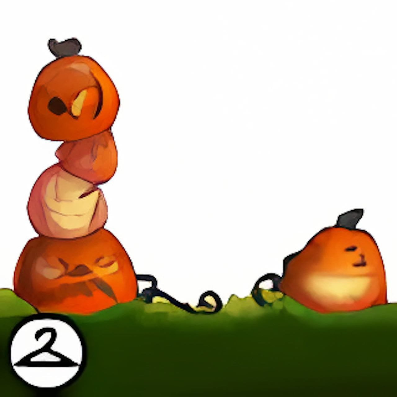 Singing Jack-O-Lanterns Garland – Karla's Neopoints Shop