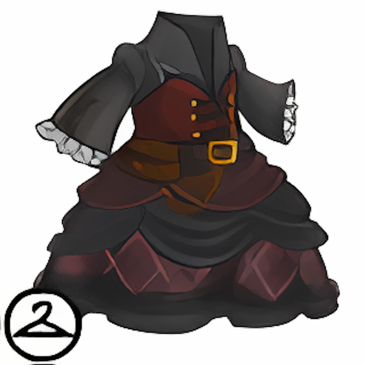 MME19-S2a: Menacing Plague Doctor Dress – Karla's Neopoints Shop