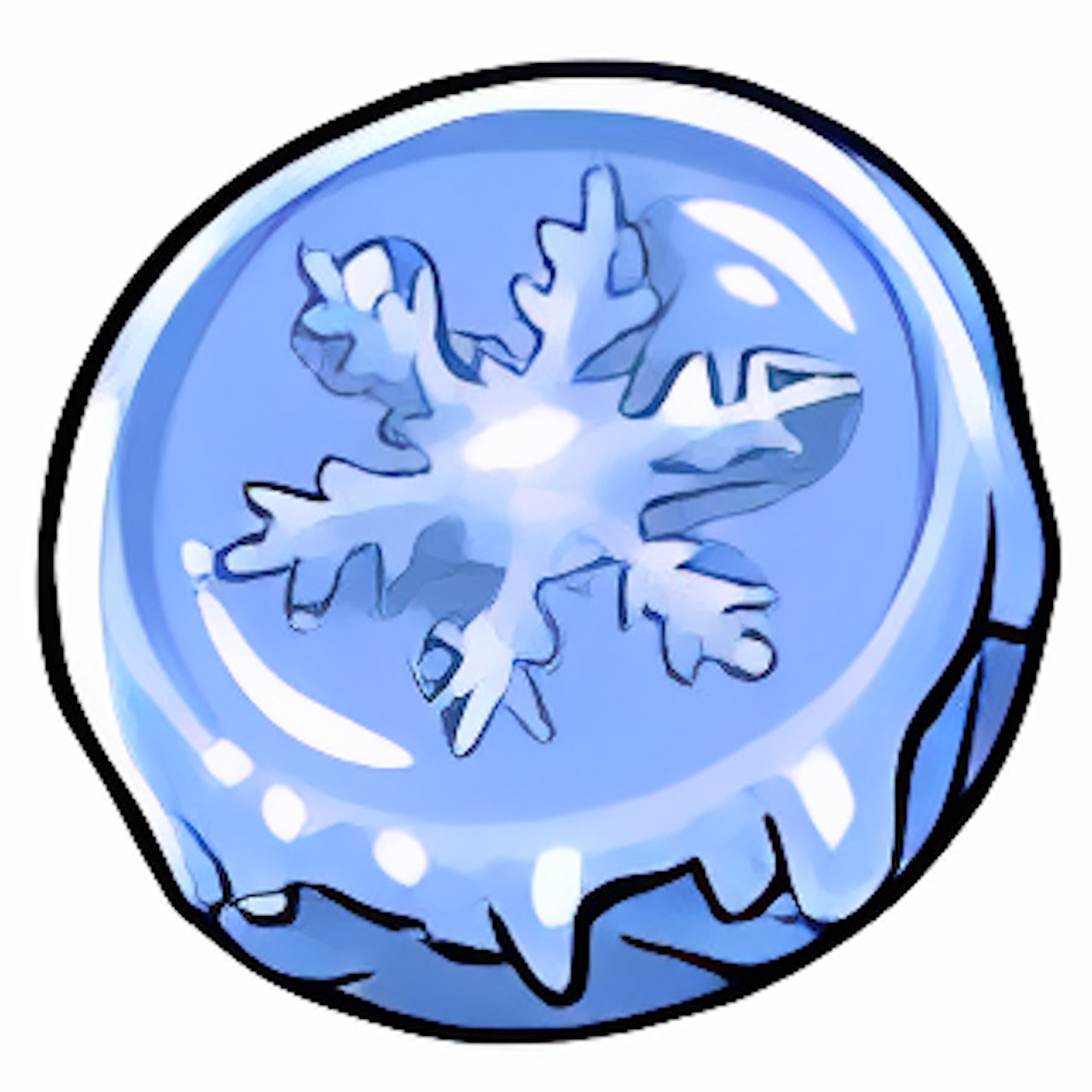 Frozen Snowflake Coin – Karla's Neopoints Shop