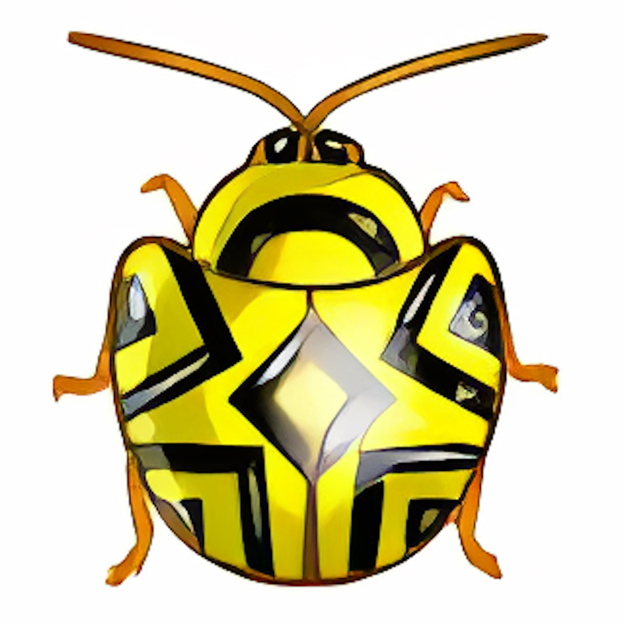 Yellow and Black Collectable Scarab – Karla's Neopoints Shop