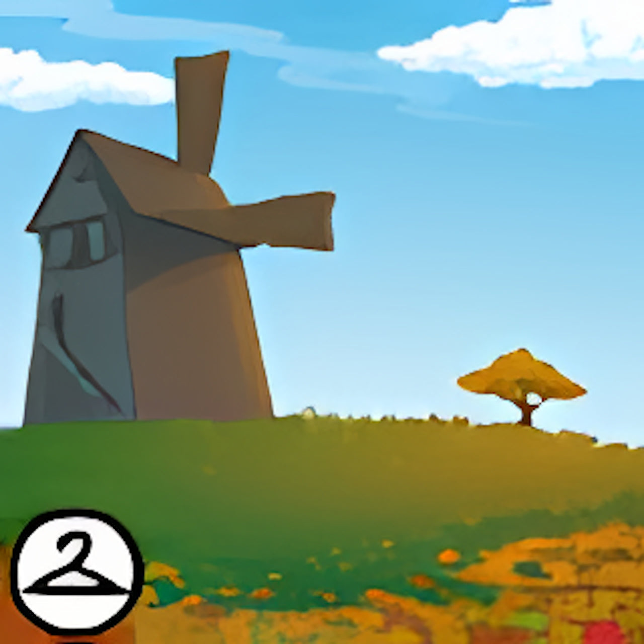 Autumn Windmill Background – Karla's Neopoints Shop