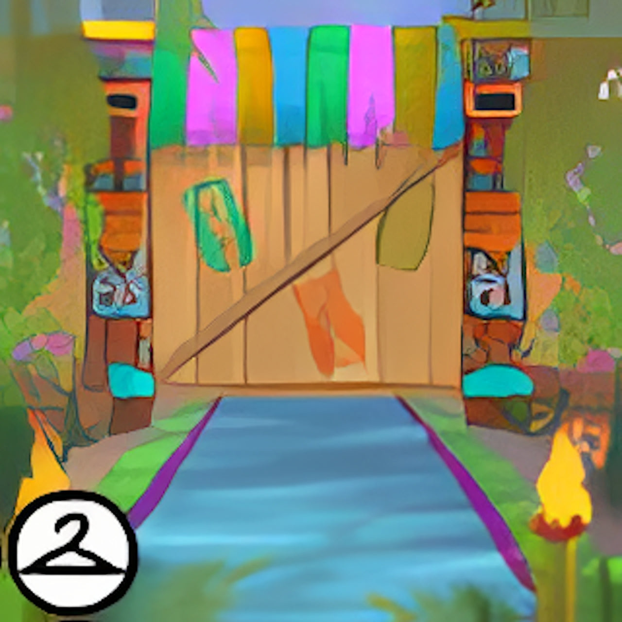 Tiki Party Background – Karla's Neopoints Shop