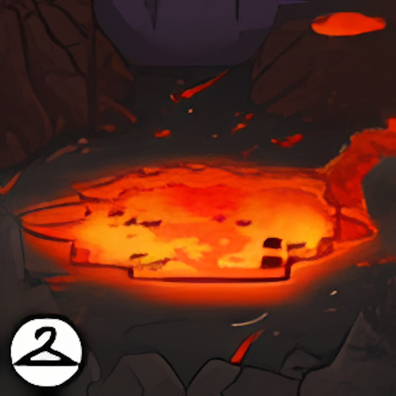 MME3-B1: Magma Pool Background – Karla's Neopoints Shop