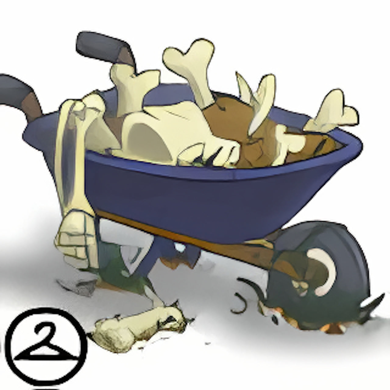Dug-up Bones Wheelbarrow – Karla's Neopoints Shop