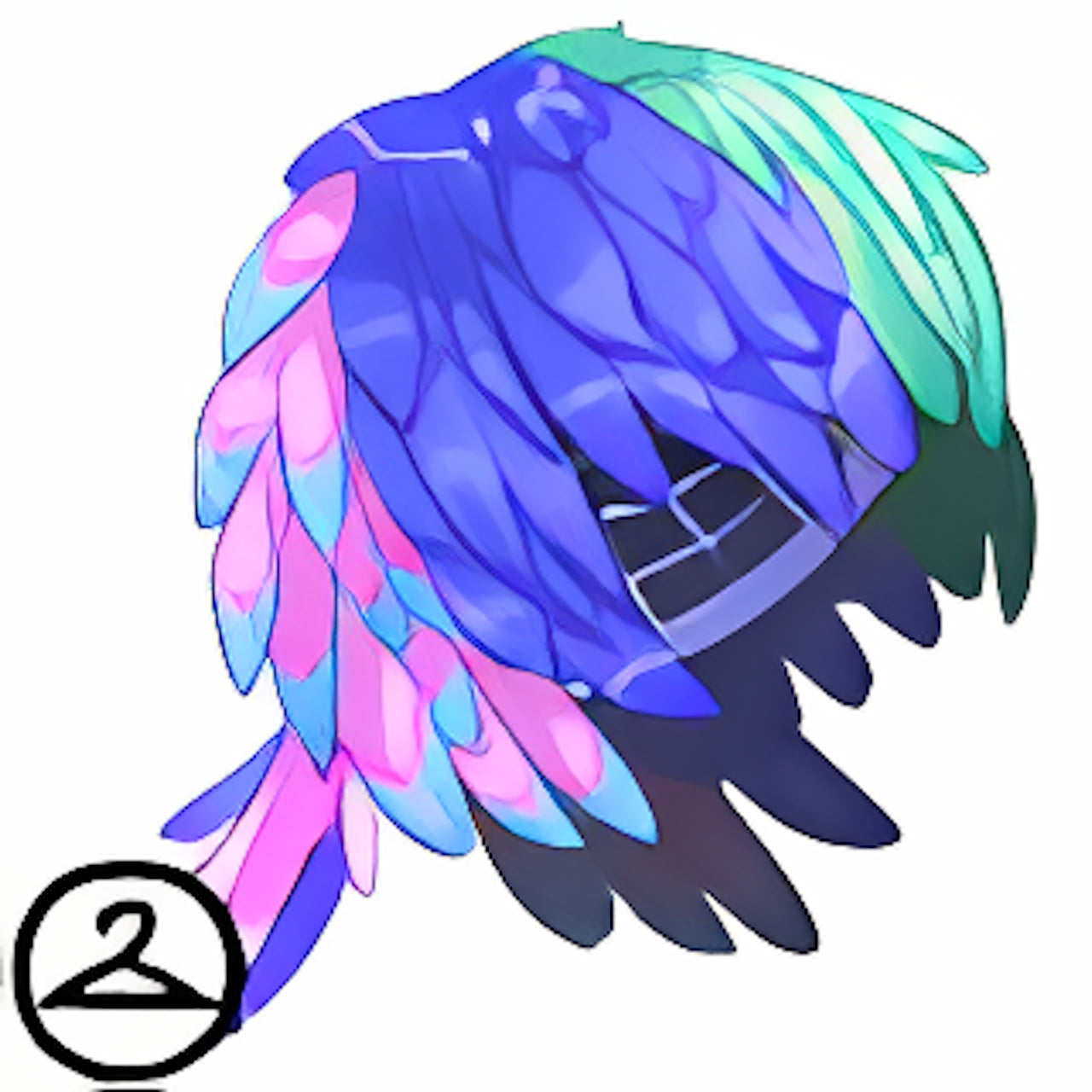 Feather Wig and Felt Accessory – Karla's Neopoints Shop